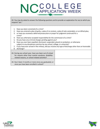College application checklist student (complete) | PDF
