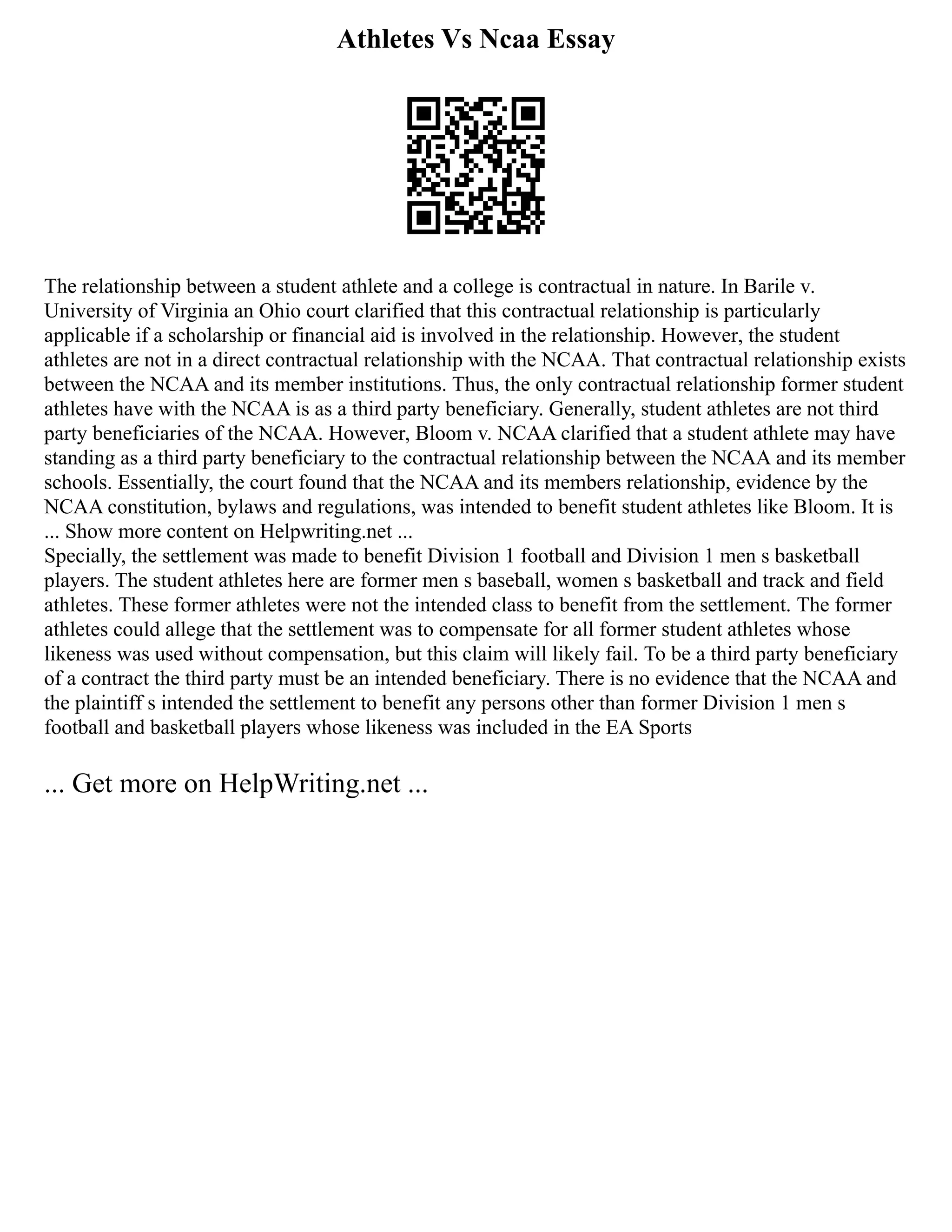 College Application Essay Examples, College Applic | PDF