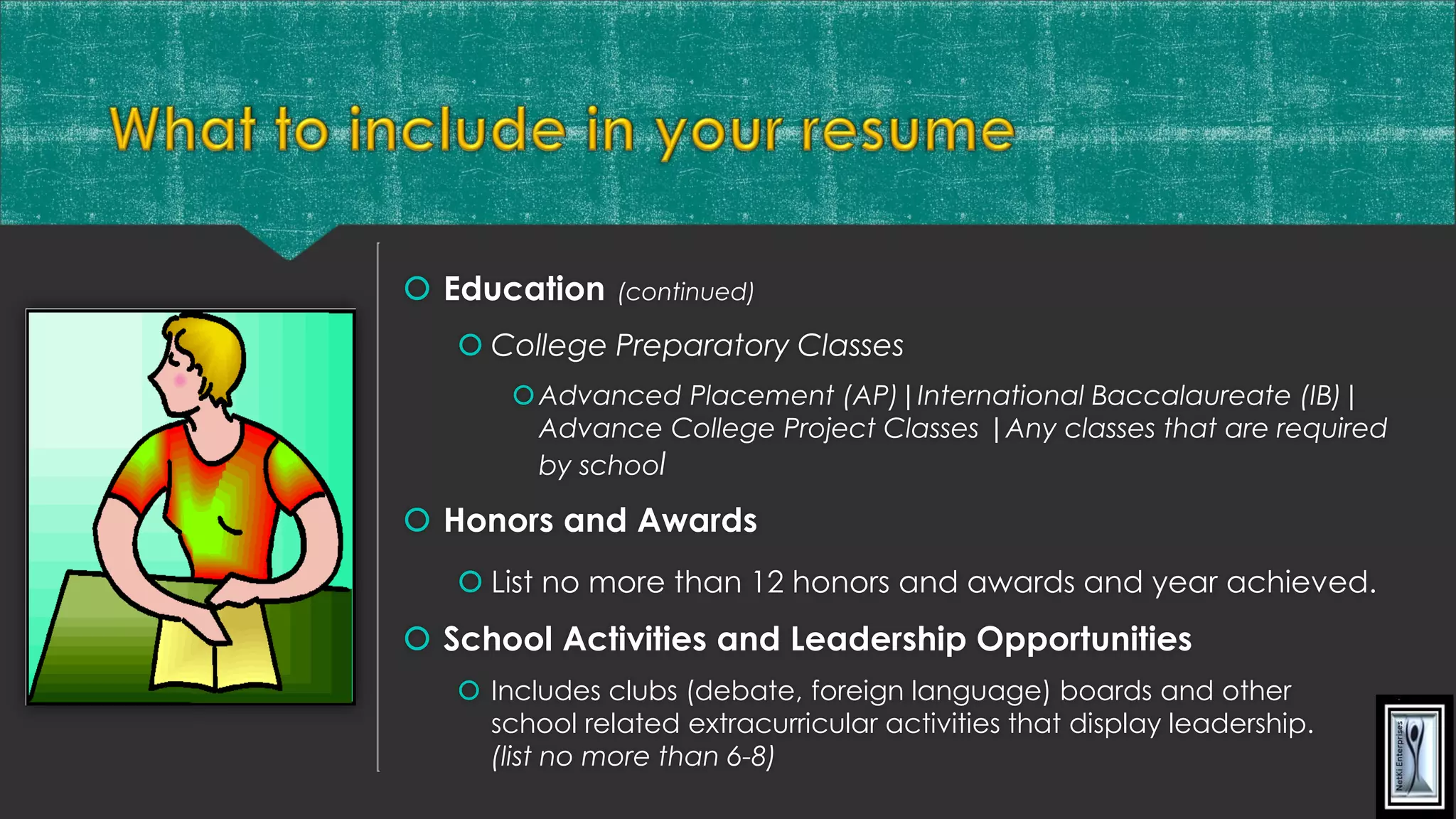 Tips for Writing an Impressive College Admissions Resume! | PPT