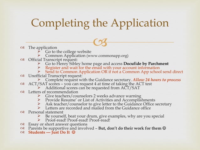 College applications 101 | PPT