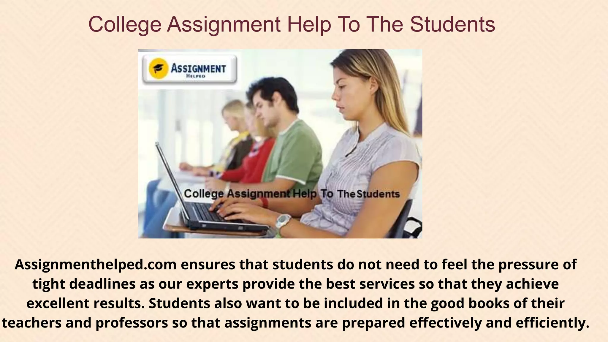 Assignment Help | PPT