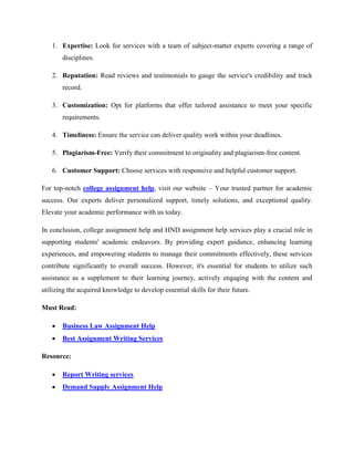 College Assignment Help For Students.pdf