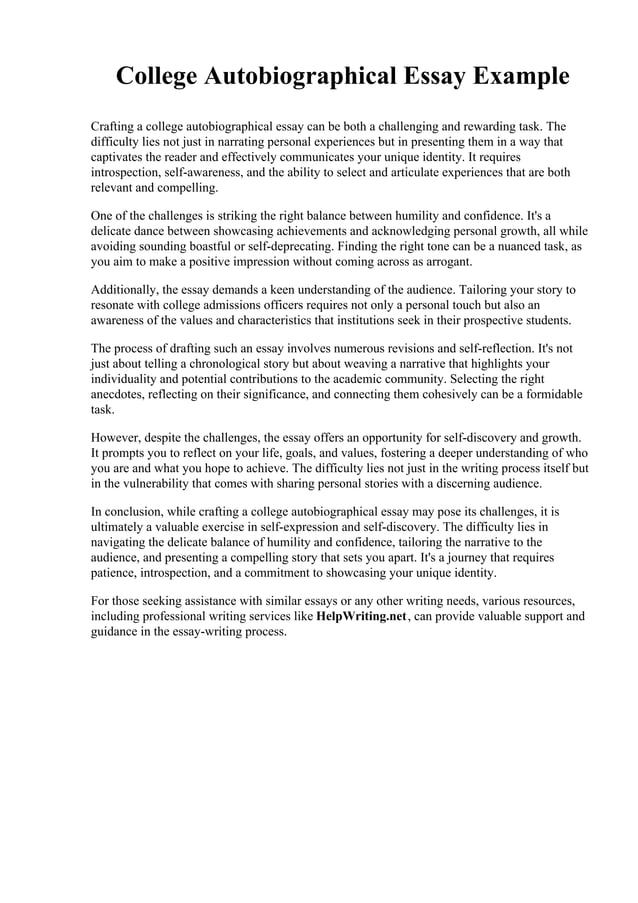 College Autobiographical Essay Example.pdf