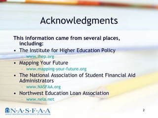 College Awareness Morningside | PPT