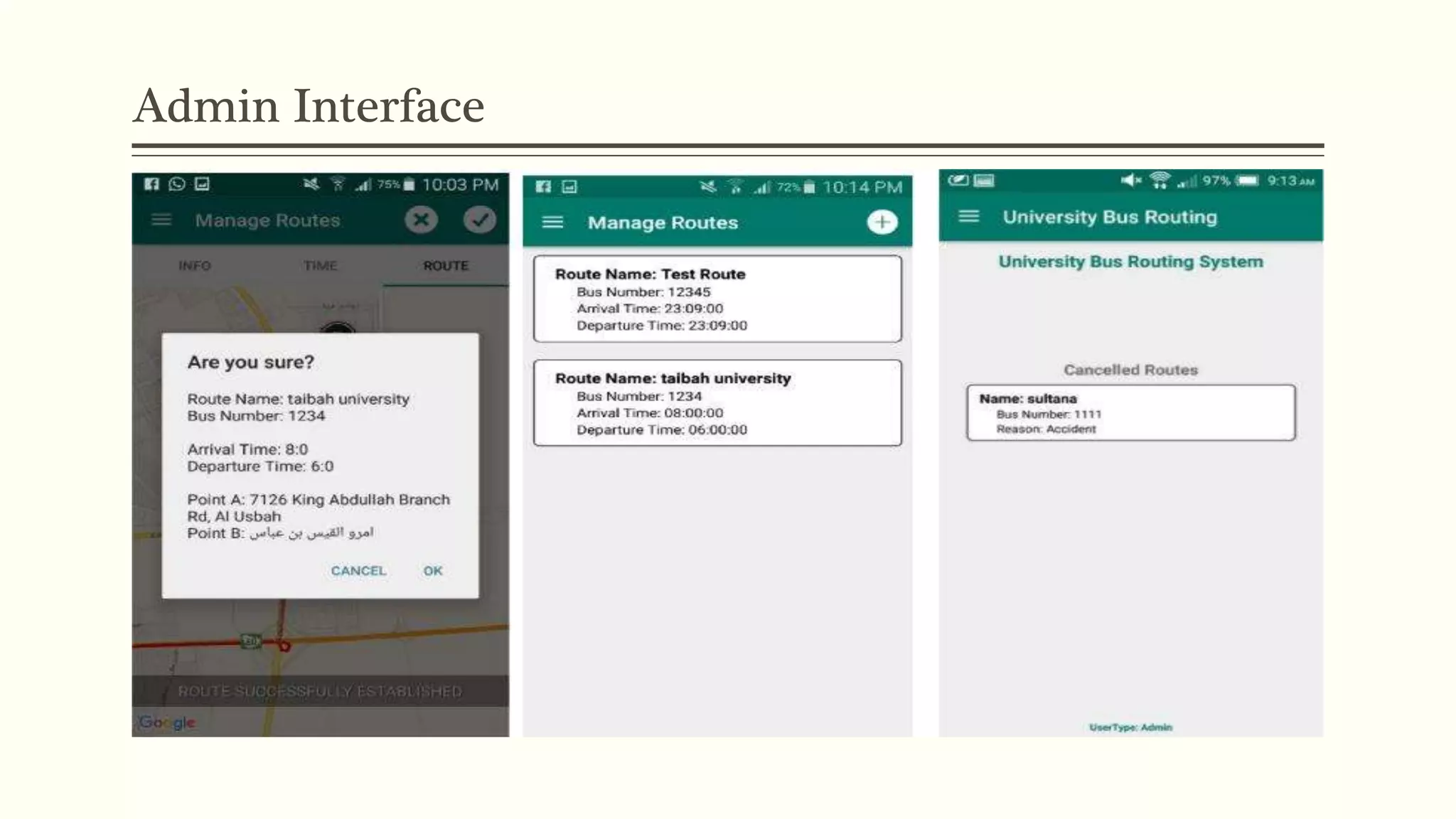 College Bus Tracking Application | PPTX