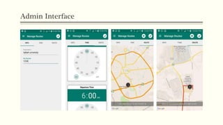 College Bus Tracking Application | PPTX