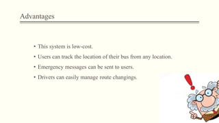 College Bus Tracking Application | PPTX