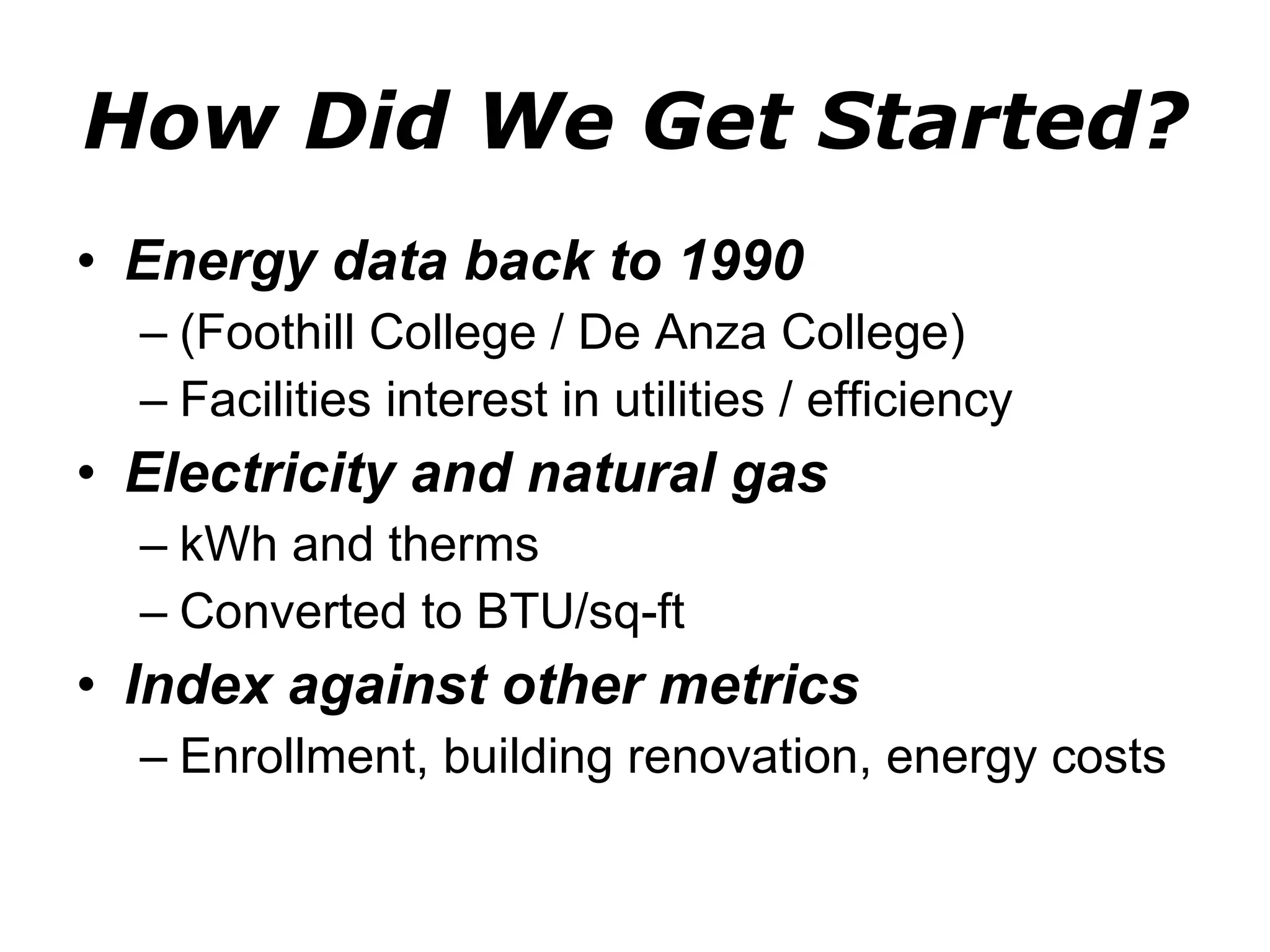 College campus energy & climate plan | PPT