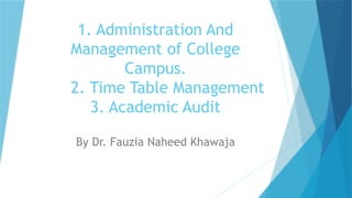 College Campus Management in schools .pptx