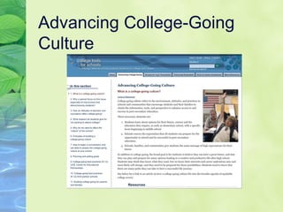 Strengthening the College and Career Culture | PPT