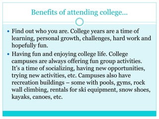 College career readiness #3 2017 lesson | PPT