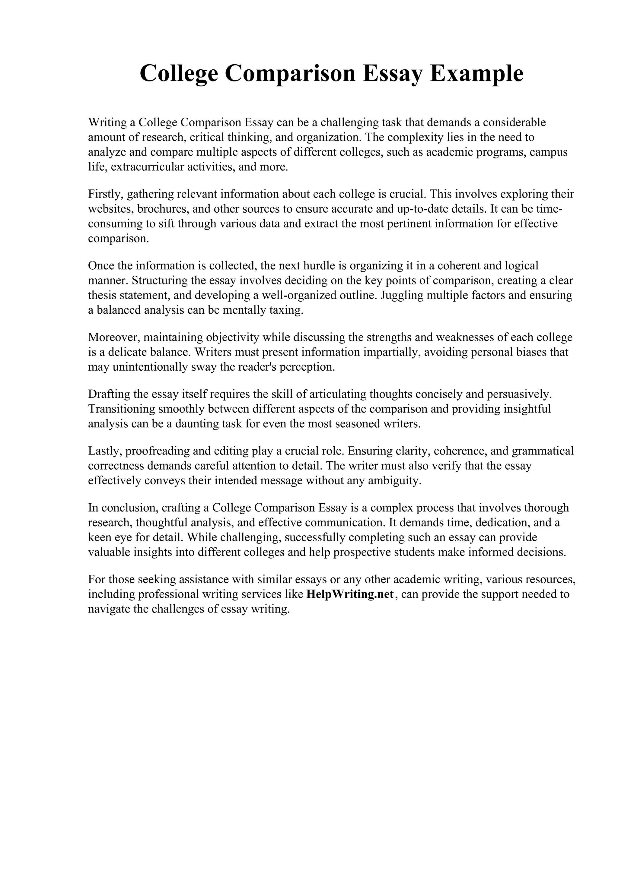 College Comparison Essay Example.pdf College Comparison Essay Example.pdf