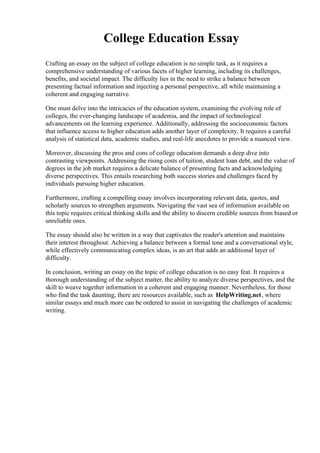 College Education Essay.pdf
