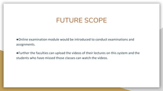 College ERP System | PPTX