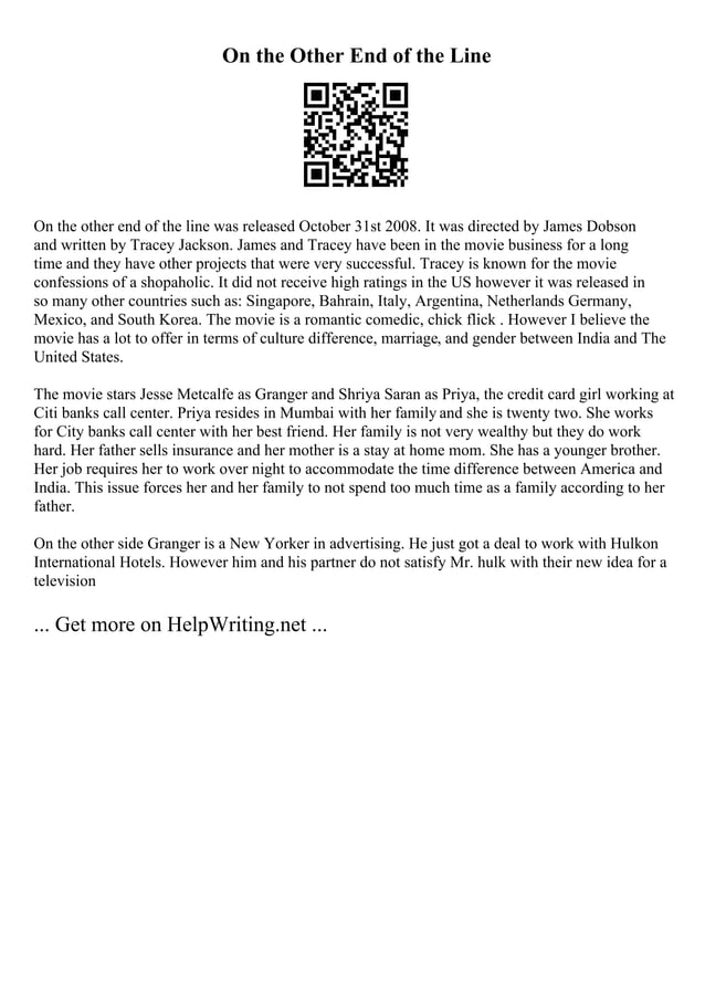 College Essay Background Story Example | PDF