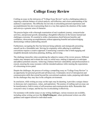 College Essay Review.pdf