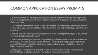 College Essay Workshop | PDF | College Planning | College Education