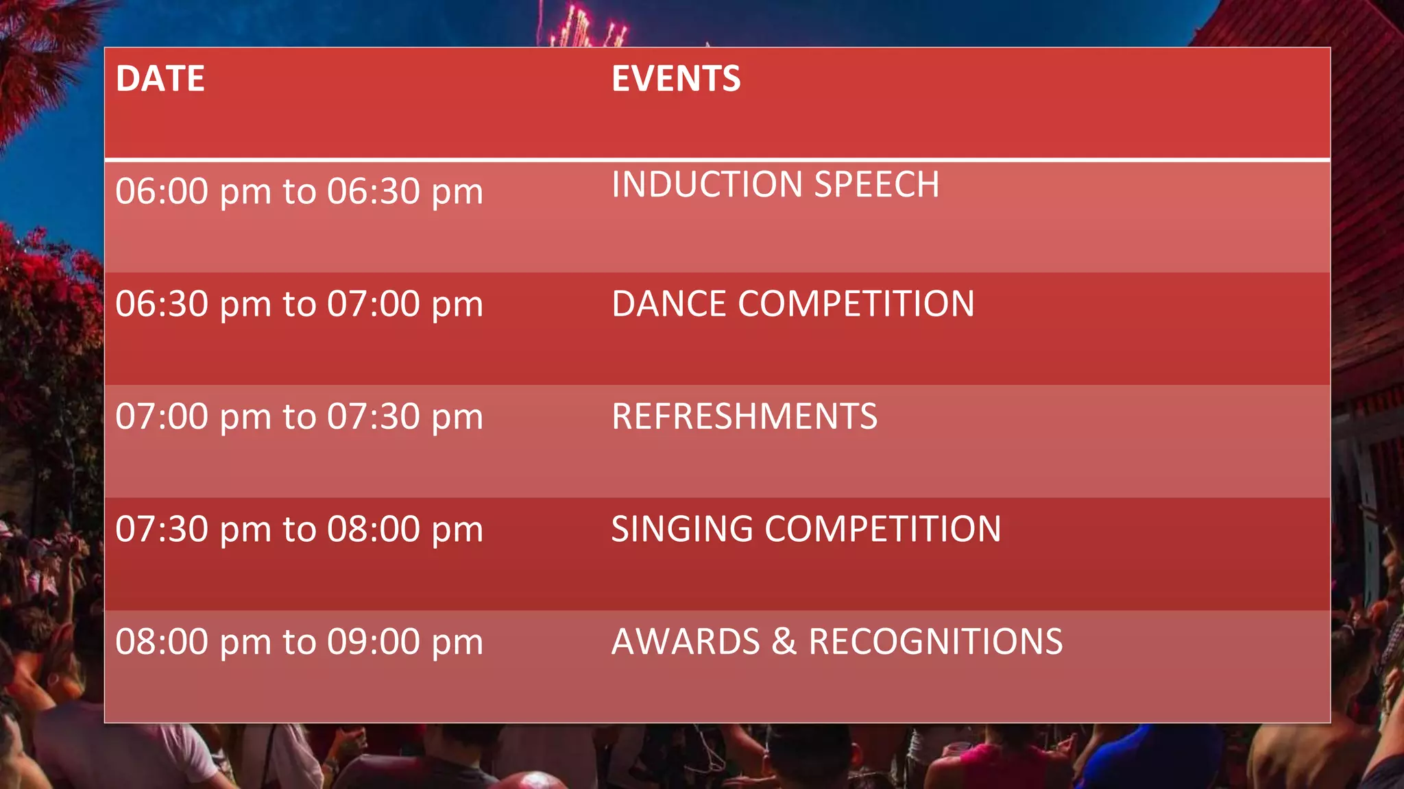 College Event Management - Presentation | PPTX