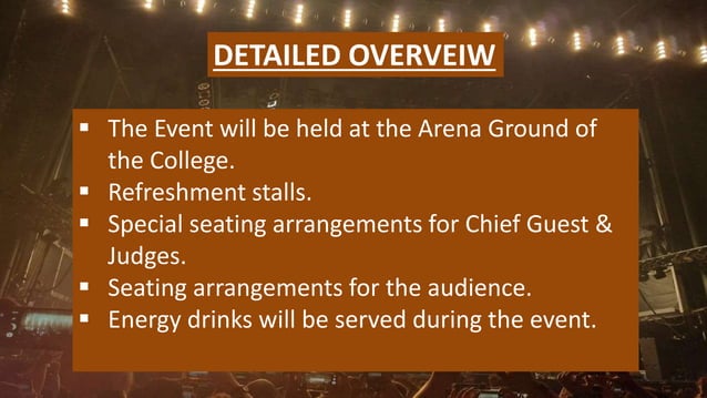 College Event Management - Presentation | PPTX | College Planning ...