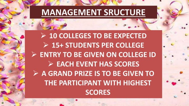 College Event Management - Presentation | PPTX | College Planning ...