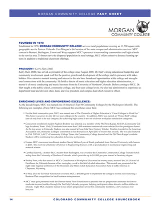 College Fact Sheets | PDF