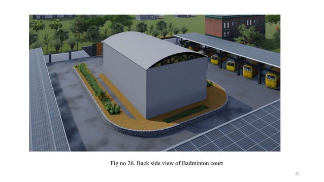 3ds Max, AutoCAD, badminton court, bus parking, ETABS, Lumion, multi ...