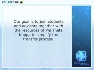 Collegefish overview for ptk students master | PPT