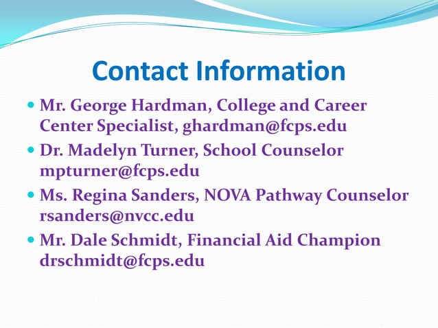 College information night | PPT