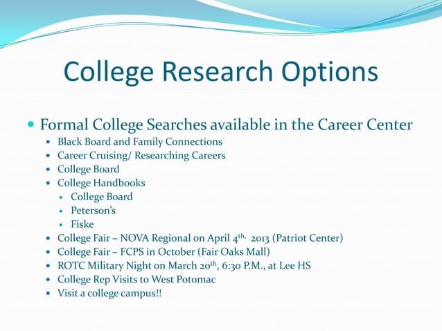 College information night | PPT