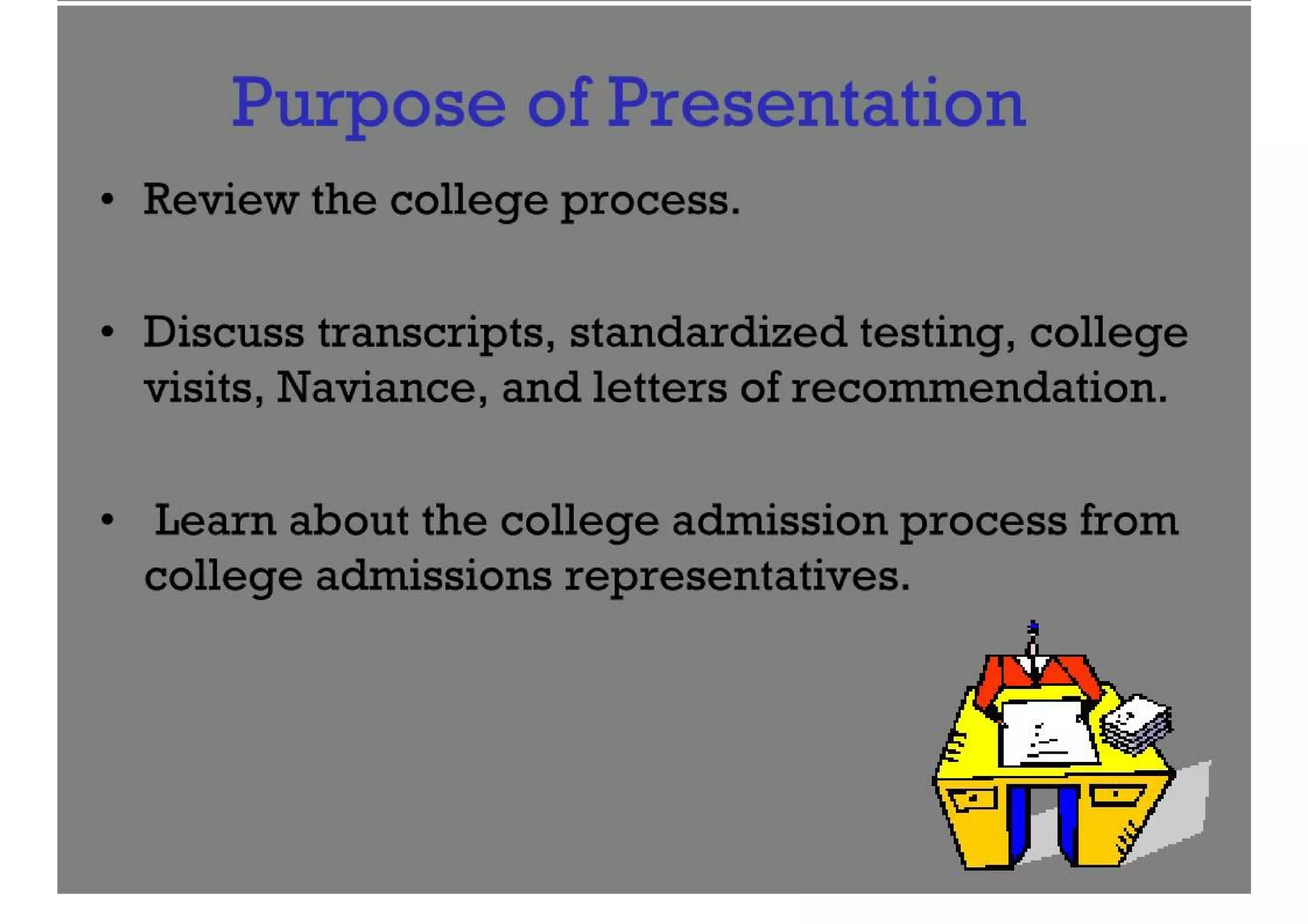 College Jump Start Night | PPT