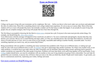 College Life | PDF