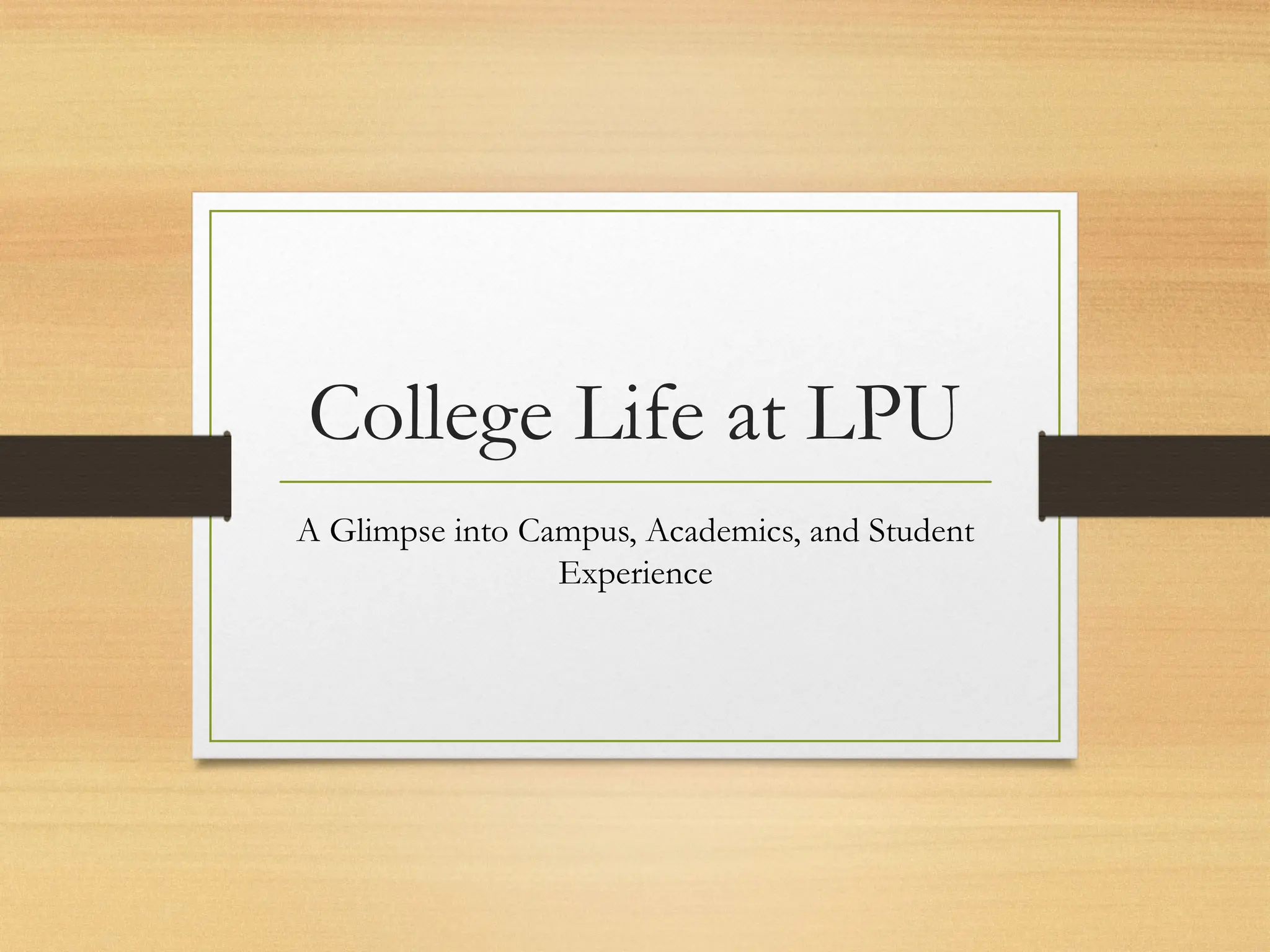 College Life at Lovely Professional University Presentation.pptx