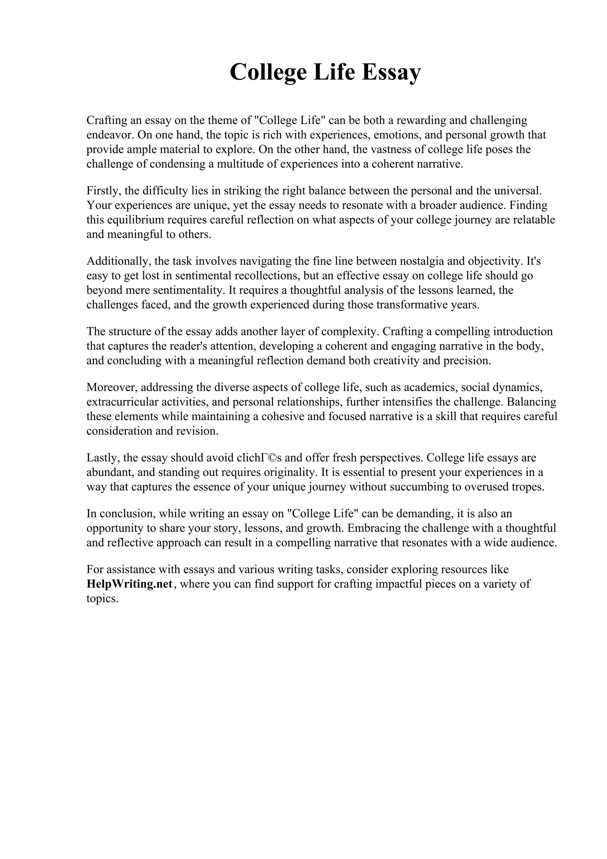 College Life Essay.pdf