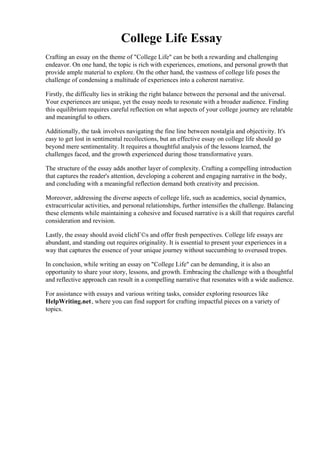 College Life Essay.pdf