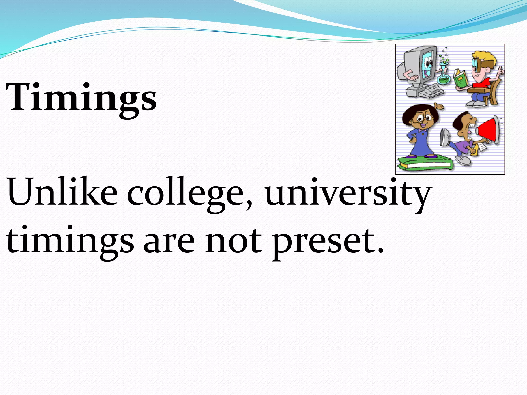 School Life vs University life | PPTX