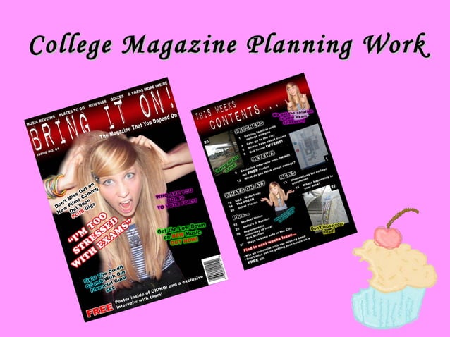 College Magazine Planning Work Presentation | PPT