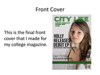 College magazine project | PPTX