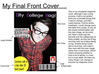 College magazine project | PPT
