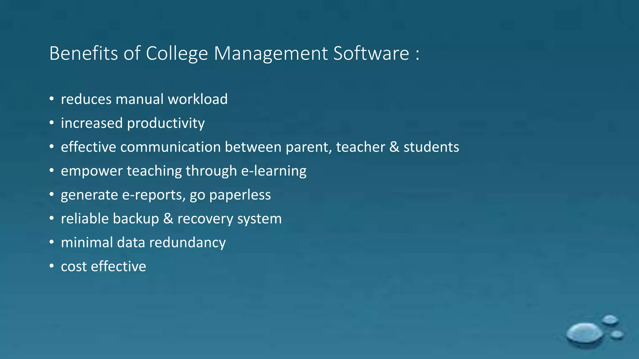 College Management Software MasterSoft | PPT