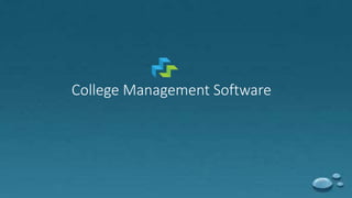 College Management Software MasterSoft | PPTX