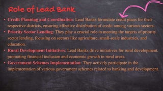 College of agriculture , presentation on lead bank | PPTX