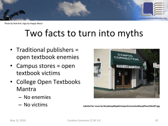 College Open Textbooks: Collaborative & Business Models | PPT ...