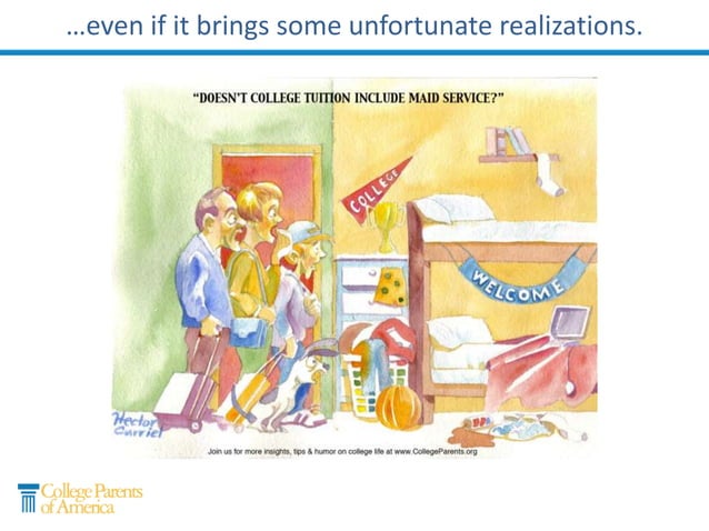 College Parents Humor: The Many Joys of Parents' Weekend | PPTX