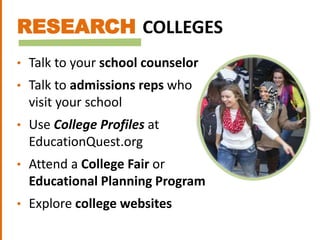 Guide to College Planning | PPTX