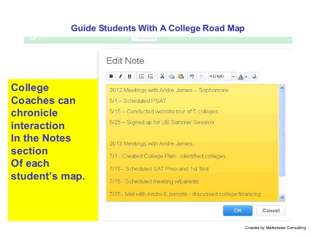Guiding Students With a College Road Map