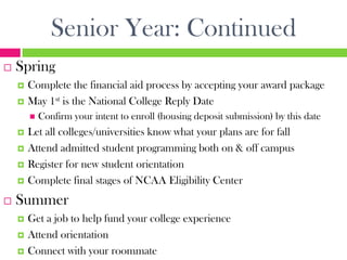 College planning timeline | PPT