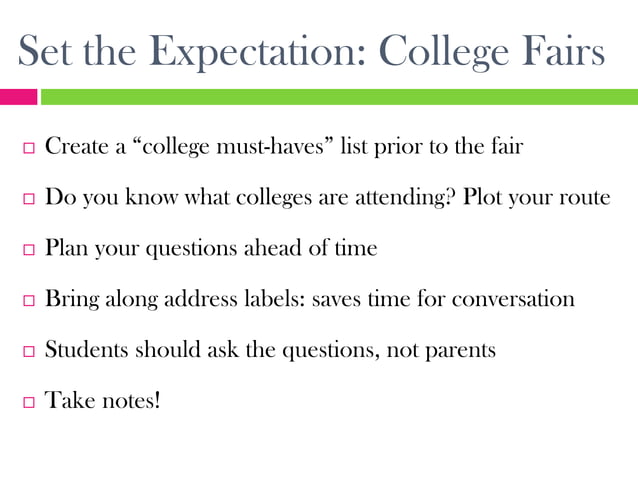 College planning timeline | PPT