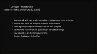 College Preparation PowerPoint | PPTX