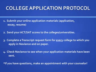 College presentation for seniors | PPTX