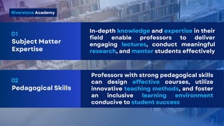 7 Essential Skills for College Professor Career | PDF